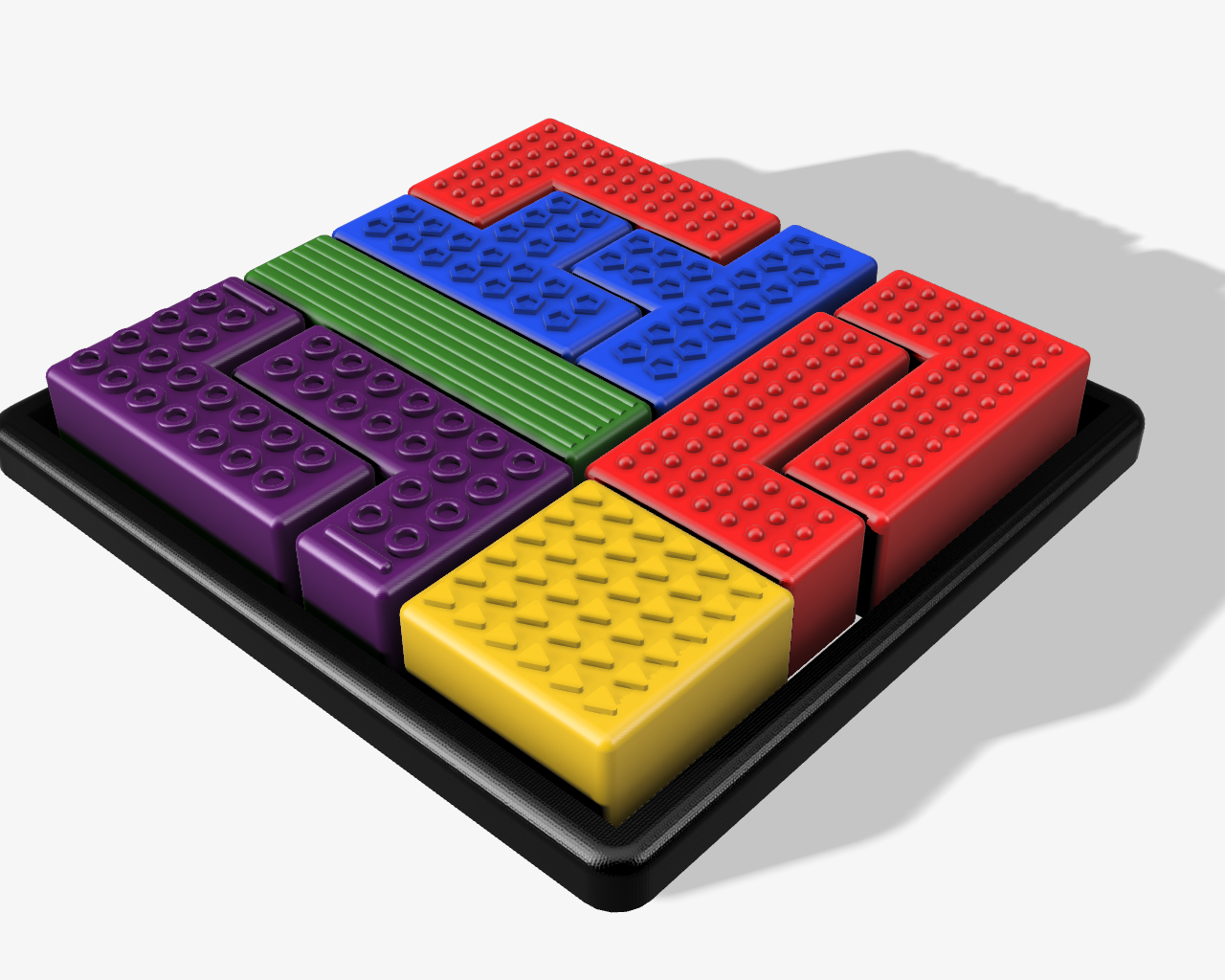 Free STL file tetris puzzle 🧩・Design to download and 3D print・Cults